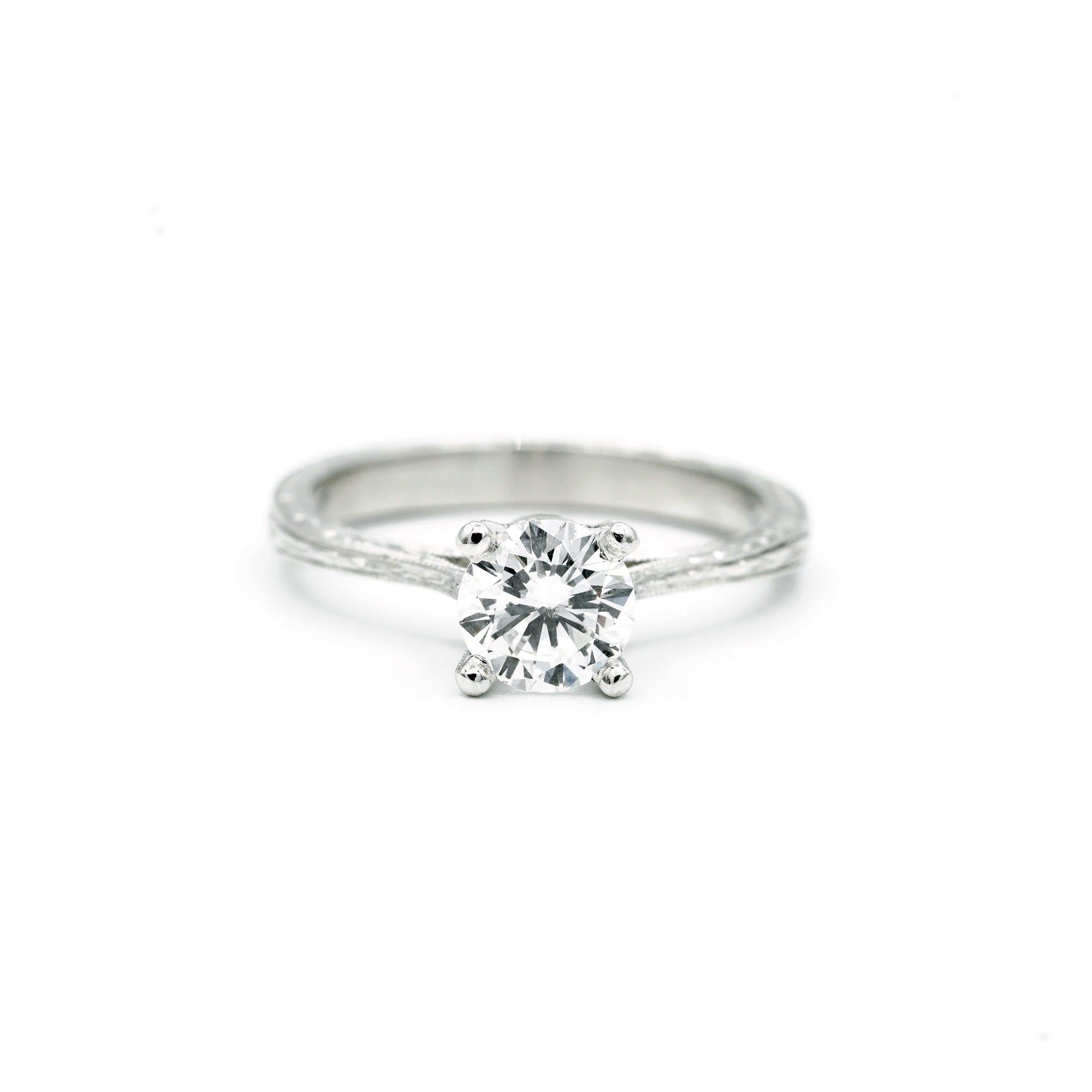 .94 Carat SI2 E RBC Diamond EGL Platinum Solitaire Ring – AAA Family Gems